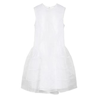 Cecilie Bahnsen Kurzes &auml;rmelloses Kleid - - Dresses - Damen - Wei&szlig; - 3XS