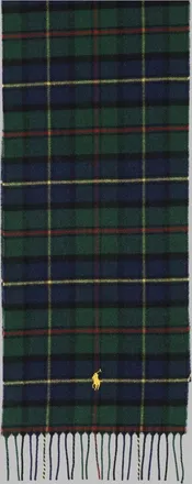 Polo Ralph Lauren Tartan Wool-Cashmere Scarf - Multicolor