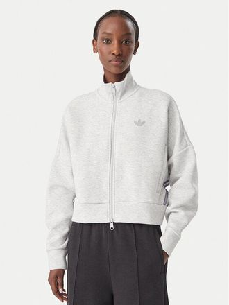 adidas Sweatshirt Spacer HY8037 Hellgrau Oversize