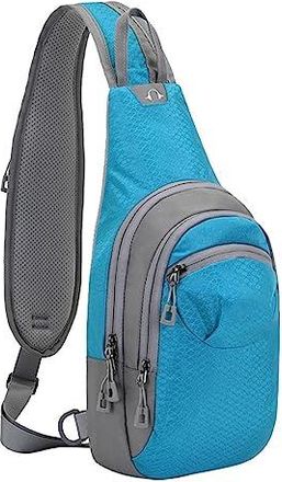 Generic Sac &agrave; bandouli&egrave;re pour homme et femme - Fermeture &eacute;clair - Sac &agrave; bandouli&egrave;re unique - Sac de sport - Sac de poitrine - Petit sac &agrave; dos pour lalpinisme
