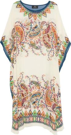 Etro Femme, Robes, Multicolore, Taille: 40 FR Kaftan Imprim&eacute; Paisley