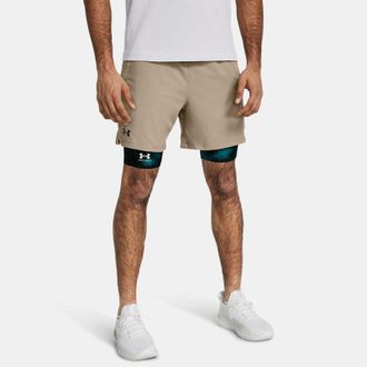 Under Armour Vanish Woven Shorts (15 cm) für Herren Timberwolf Taupe / Schwarz XXL