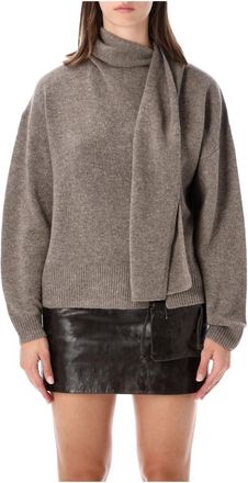The Garment Volmer &Eacute;charpe Tricot&eacute;e - Femme - Pulls - Brun - Taille: 36 FR