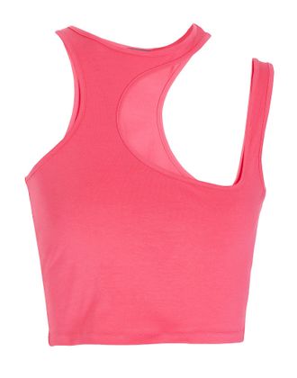 8 by YOOX JERSEY CUT-OUT CROP TOP