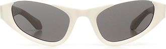 Alaia Lunettes De Soleil - Blanc
