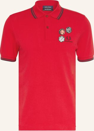 Fred Perry Piqu&eacute;-Poloshirt rot