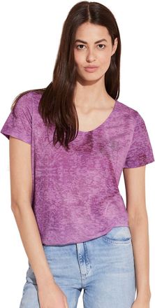 Street One Damen A321542 T-Shirt Mit Farbverlauf, Magnolia Pink, 46 EU