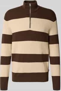 Only & Sons Regular Fit Troyer aus Baumwoll-Mix Modell PHIL