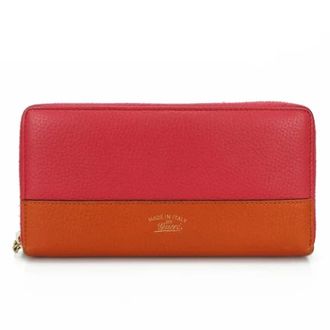 Gucci Pre-owned Leder Portemonnaies - - Pre-owned - Damen - Orange - ONE SIZE