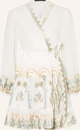Greek Archaic Kori Strandkleid Mini Papyrus weiss