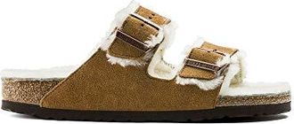 Birkenstock 1001135 Arizona Shearling mink, Suede Leather Homme Mink EU 38
