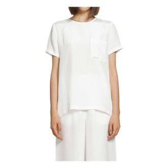 Max Mara Femme, Tops, Blanc, Taille: 34 FR Blouse Pagano