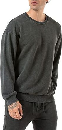 Red Bridge Sweat avec Effet Batik Sweatshirt avec col Rond Kaki XXL