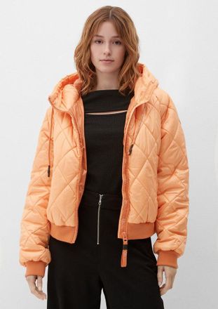 QS by s.Oliver Winterjacke Outdoor-Jacke Steppjacke mit Kapuze
