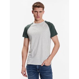 Brave Soul T-Shirt MTS-149BAPTISTK Grau Regular Fit