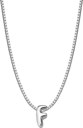 Glanzst&uuml;cke M&uuml;nchen Halskette - Sterling Silber Halskette Buchstabe F - Gr. unisize - in Silber - f&uuml;r Damen