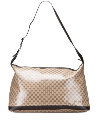 Gucci sac de voyage XL GG Crystal (2000-2015) - Marron