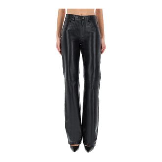 Haikure Star Denim & Lederhose - - Trousers - Damen - Schwarzk - W26