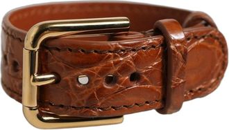Dolce & Gabbana Ceinture Bracelet - Femme - Accessoires - Brun - Taille: ONE Size