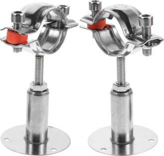 Artibetter MERRYHAPY 2 St&uuml;ck Teiliges Wand-weinflaschenregal mit Verstellbarer Rohrschelle Minimalistisches Design Stabile Metallhalterung f&uuml;r Verschiedene Flasc