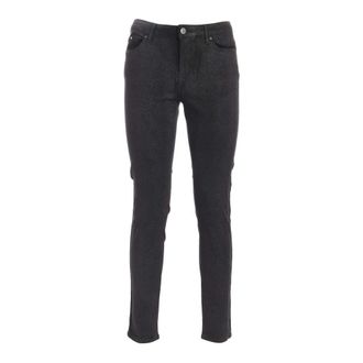 Karl Lagerfeld Skinny Sparkle Denim Hose - - Trousers - Damen - Grau - W28