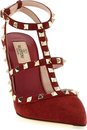 Valentino Garavani Womens Multicolor Calfskin High Heel Pumps