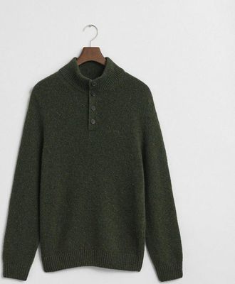 GANT Troyer WOOL BLEND NEPS HALF BUTTONED