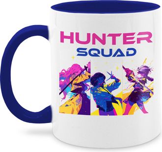 Shirtracer Tasse Tassen 325ml - Anime - Hunter Squad - Dämonen K-Pop Fan Merch - 325 ml - Dunkelblau - k pop demon hunters anime-tasse kpop anime-tassen demonhun