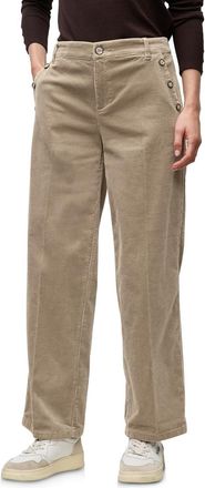 Street One Straight Leg Cordhose Flowing beige 44