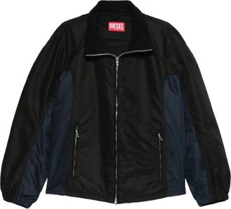 Diesel J-Kaye Jacke mit Rei&szlig;verschluss - Schwarz