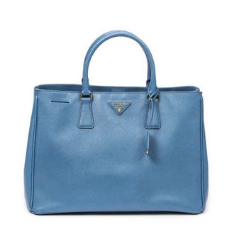 Prada Crossbody Bags - Large Galleria Open Tote - Gr. unisize - in Blau - f&uuml;r Damen