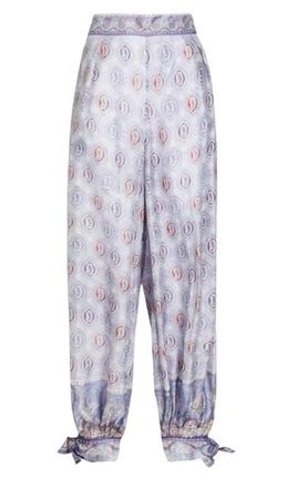 Zimmermann Paisley Print Cotton Pants Size XL