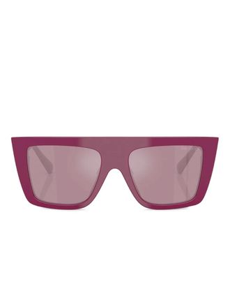 Jimmy Choo Eyewear Sonnenbrille mit eckigem Gestell - Violett