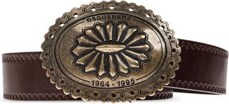 Dsquared2 Lederg&uuml;rtel mit Schnalle - - Accessories - Herren - Braun - 95 CM