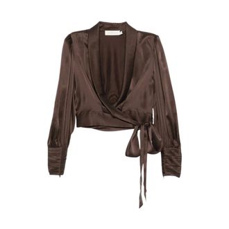 Zimmermann Blouses - Femme - Blouses et Chemises - Brun - Taille: 40 FR