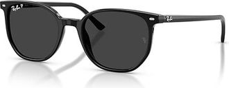 Ray-Ban Elliot Sonnenbrillen Schwarz Fassung Schwarz Glas Polarisiert 52-19