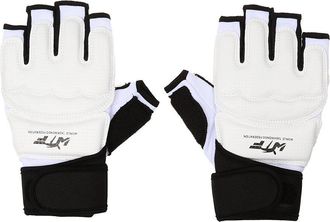 MagiDeal LOVIVER Professionelle Hochwertige Kinder Erwachsen Gepolsterte Halbe-Finger Handschuhe für Boxen Muay Thai Gym Training Sport Sandsack Boxsack Freefi