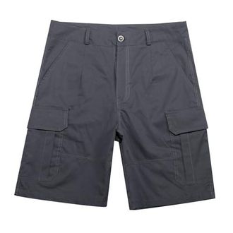 Generic Short cargo stretch classique pour homme, gris, 3XL