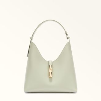 Furla Goccia Schultertasche M Light Salvia Sidney-kalbsleder Damen