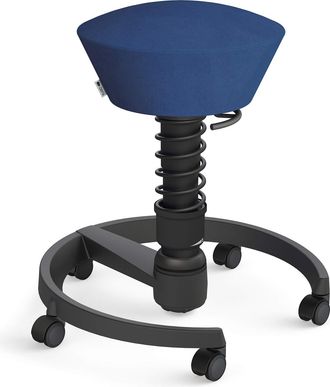 Aeris Swopper - Ergonomischer Hocker - Bürohocker höhenverstellbar - Vielseitiger Schreibtischstuhl für einen gesunden Rücken - Bürostuhl mit Rollen, Feder 