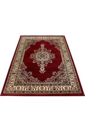 Novel Webteppich Marrakesh, Mehrfarbig, Rot, Textil, orientalisch, rechteckig, 240x340 cm, Oeko-Tex Standard 100, pflegeleicht, Teppiche & B&ouml;den, Teppiche, 