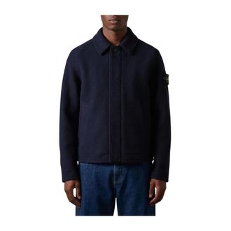 Stone Island Herren, Jacken, Blau, MGr&ouml;&szlig;e