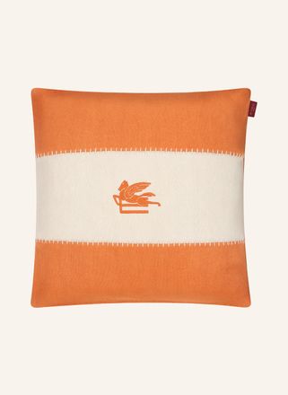 Etro Home Etro Home Dekokissen Aus Leinen orange