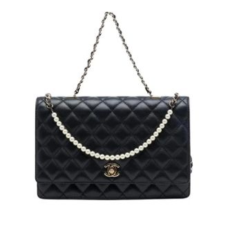 Chanel Sac bandouli&egrave;re matelass&eacute; doccasion - Femme - Pre-owned - Noir - Taille: ONE Size