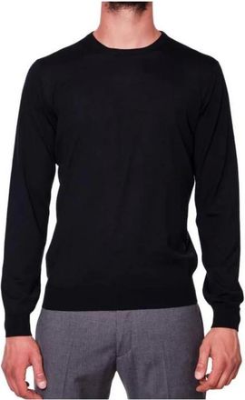 FILIPPO DE LAURENTIIS Homme, Pulls, Bleu, Taille: L Royal Merino Crewneck