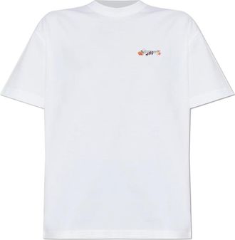 Off-white Femme, Tops, Blanc, Taille: 38 FR T-shirt avec impression colorée