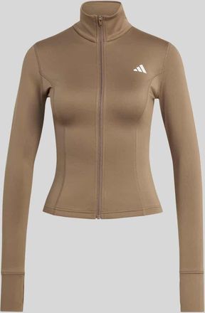 adidas Slim Fit Trainingsjacke mit Logo-Print