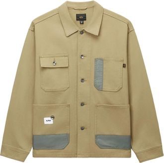Alpha Industries veste en coton à poches plaquées - Tons neutres