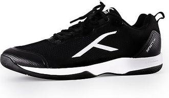 Hundred Homme Infinity Pro Chaussures de Badminton, Black/White, 42 EU