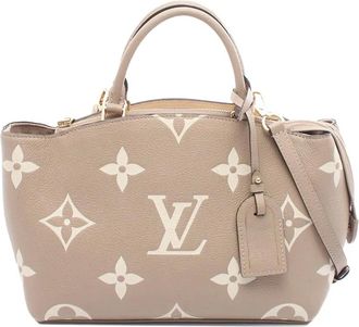 Louis Vuitton sac à main Empreinte Giant Petit Palais (2021-2025) - Marron